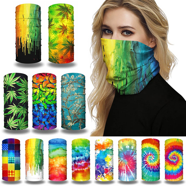 3D Colorful Printed Balaclava Face Mask Motorcycle Neck Gaiter ...