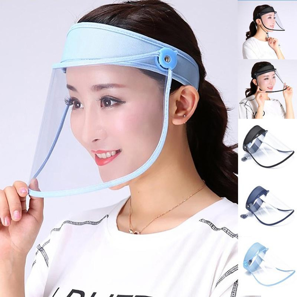 Transparent Adults Unisex Hat Dustproof Cover Cap Protection Hats ...