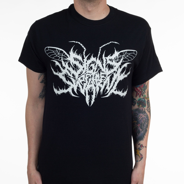 Signs of the Swarm "Logo (White On Black)" T-Shirt | Wish