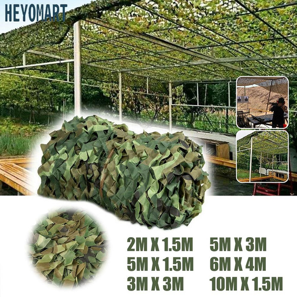 HEYOMART Camouflage Netting Army Military Netting Lightweight Durable ...