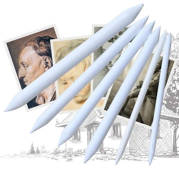 6PCs Blending Smudge Stump Sketch 6 Sizes Art Drawing Tool Pastel | Wish