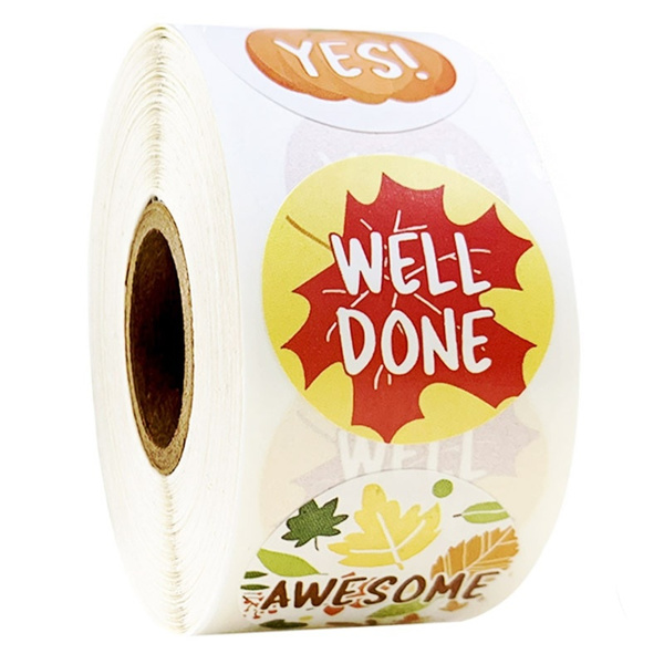 500 pcs/pack Motivational words sticker teacher reward stickers school ...