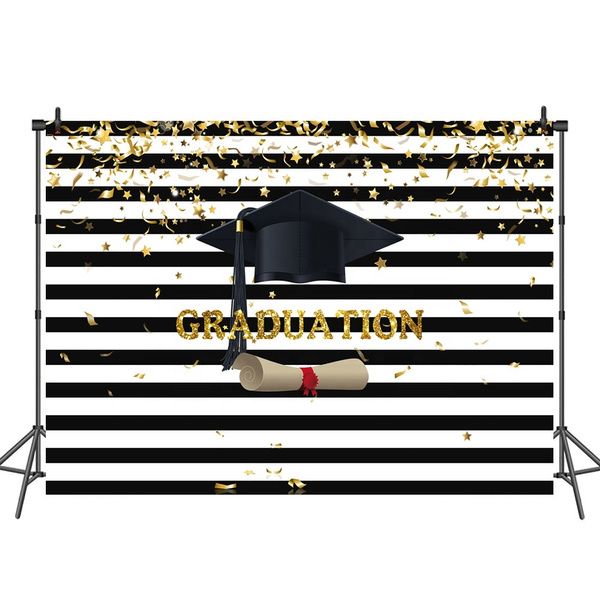 Class of 2020 Graduation Photo Background Gold Congrats Graduation ...