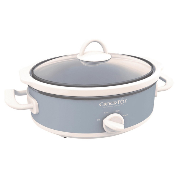 Crock-Pot 2.5-Quart Miniature Casserole Oval-Shaped Slow Cooker Crock ...