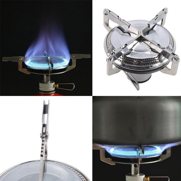 Disc Camping Gas Stove Pocket Type Split Portable Burner Outdoor Cooker ...