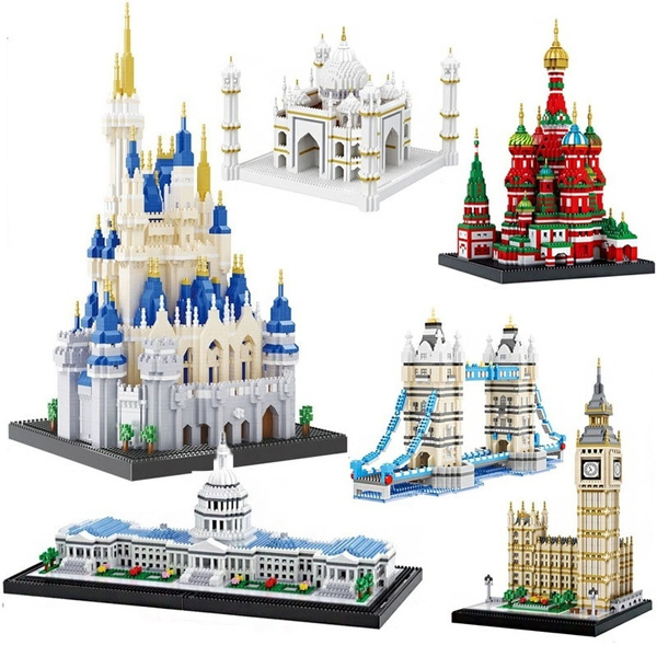 World Famous Architecture Diamond Building Blocks Toy Castle Model | Wish