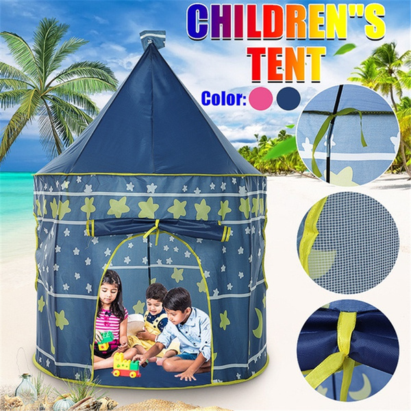 Portable Folding Princess Tent Princess Castle Girls Play Tent Large ...