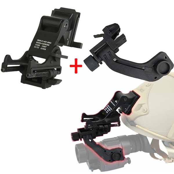 New Nvg Night Vision Tactical Helmet J Arm Headset Adapter Pvs 14 Mount For Fast M88 Mich Helmet