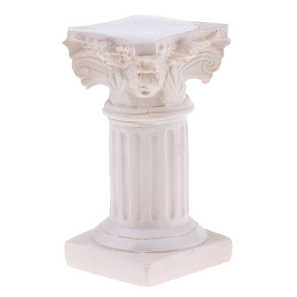 Resin Roman Column Pillar Model Miniature for Garden Diorama Yard ...
