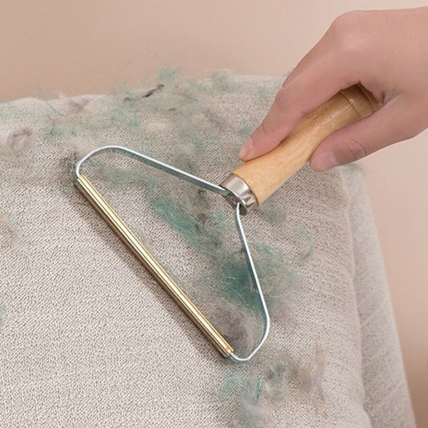 Portable Lint Remover Clothes Fuzz Fabric Shaver Brush Tool Power-Free Manual Fluff Removing ...