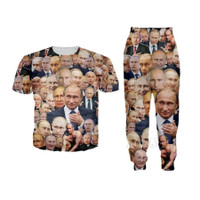 2020 New Fashion Women/Mens Vladimir Putin Funny 3d Print T-Shirt ...
