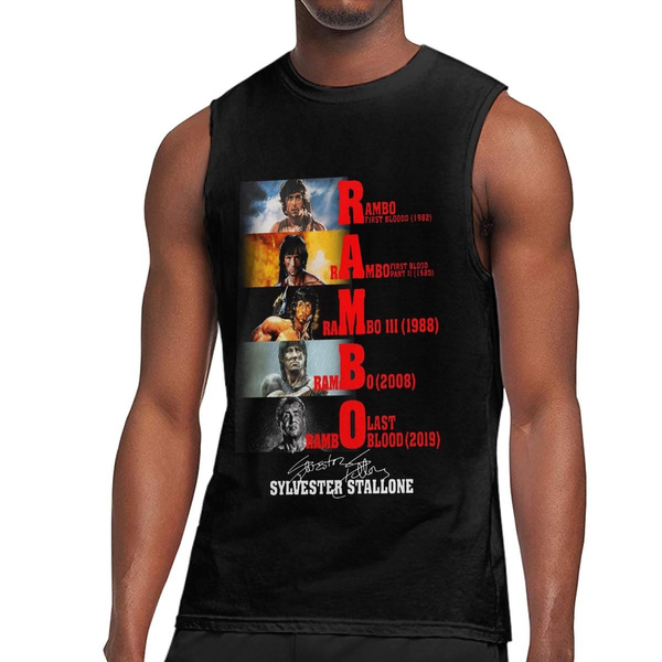 Rambo FIRST BLOOD 1962 2019 Sylvester Stallone signature Men's ...