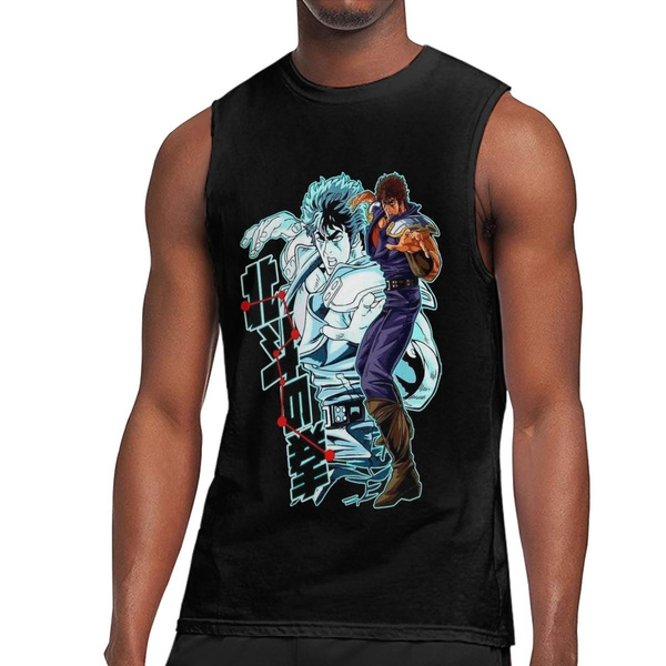 Popular Ken Il Guerriero Ken Shiro Hokuto No Ken Cartoon T-shirt Per ...