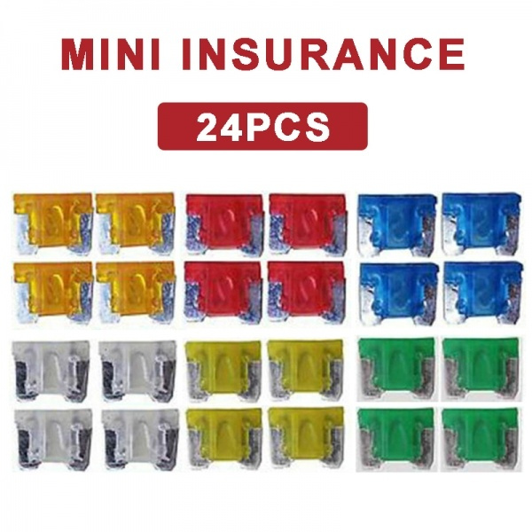 24x Assorted Micro Mini Fuses Auto Car Van Truck Suv Low Profile Aps ...