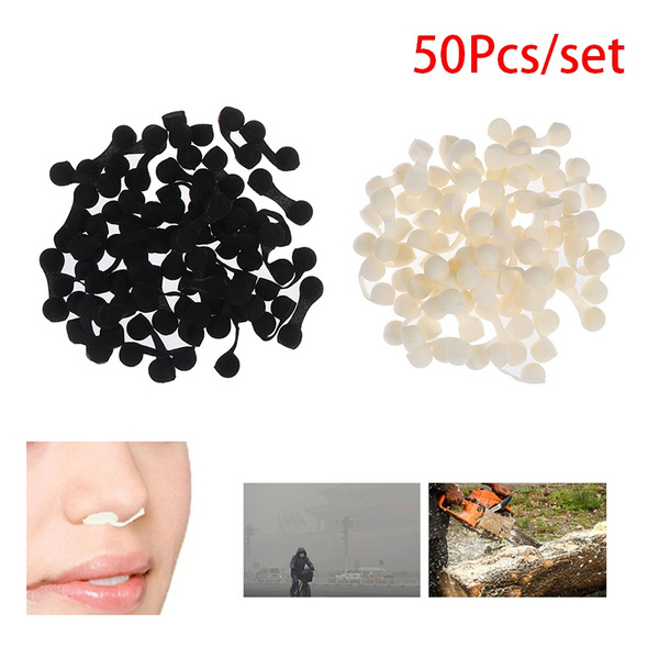50Pcs Tanning Nasal Plug Spray Nose Filters Sponge Black/White Anti ...