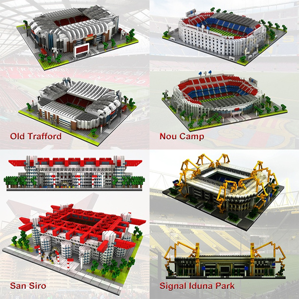 Building Blocks Famous Football Stadium Model Architecture Minibricks ...