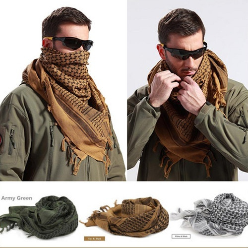 Army Military Tactical Keffiyeh Shemagh Arab Scarf Shawl Neck Cover ...