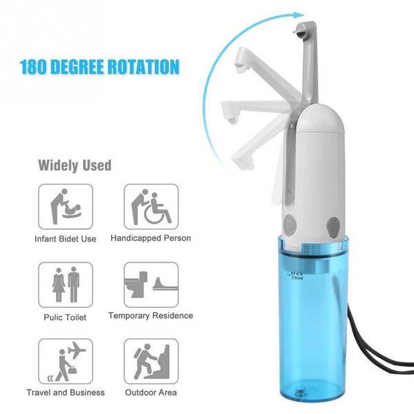 Newest!!!Electric USB Charge Handheld Bidets Toilet Portable Sprayer ...