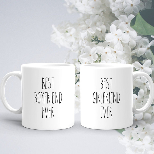 Boyfriend Girlfriend Mug | Couple Mug Set | Rae Dunn | Valentine's ...