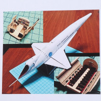 3D Paper Model Kit 2001: A Space Odyssey Orion Ⅲ Space Clipper DIY ...