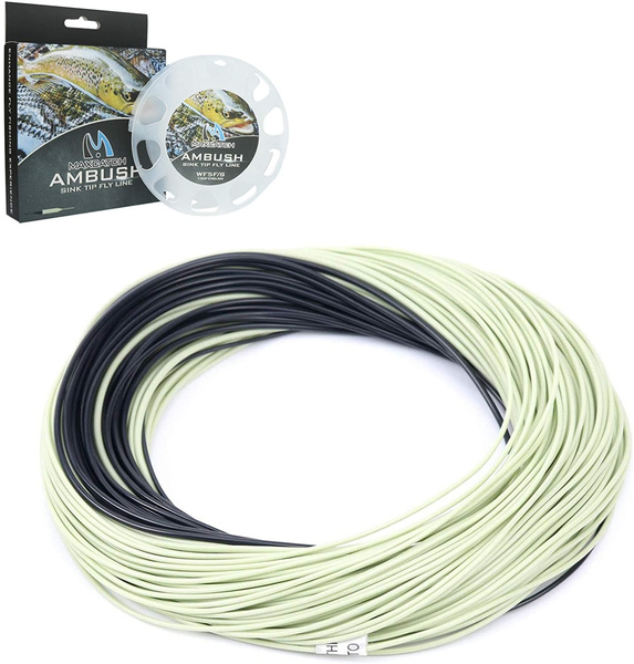 Maxcatch Sinking Tip Fly Line for Fly Fishing Weight Forward Line, 3ips ...