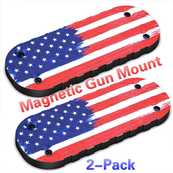 2-Pack Gun Magnet Mount,50 Lbs Magnetic Gun Mount/Holder, Works for ...