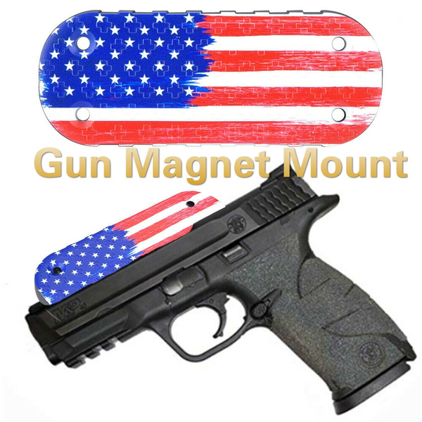 Gun Magnet Mount,50 Lbs Magnetic Gun Mount/Holder, Works for Rifle ...