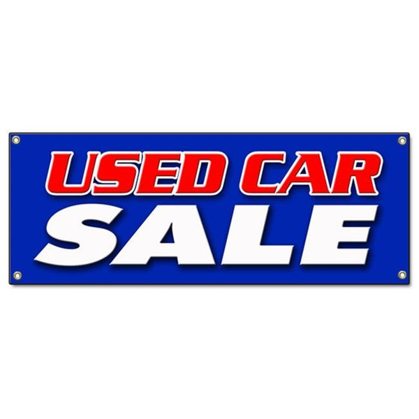 SignMission B-Used Car Sale 18 x 48 in. Used Car Sale Banner Sign | Wish
