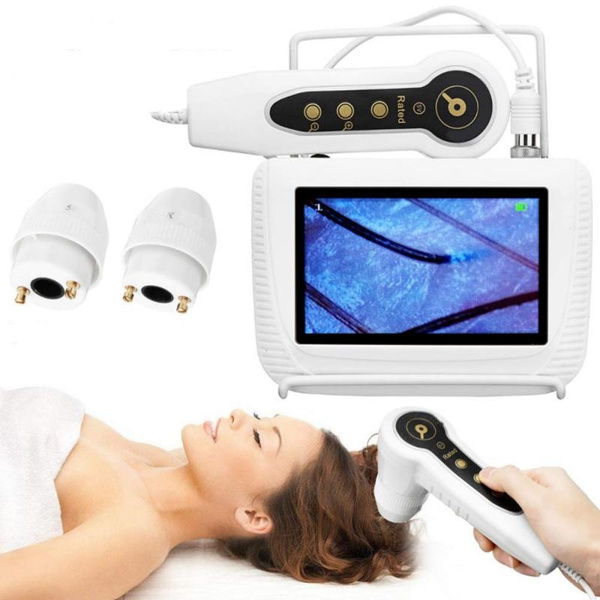 5 Inch LCD Screen Rechargeable Scalp Hair Follicle Oil Moisture ...