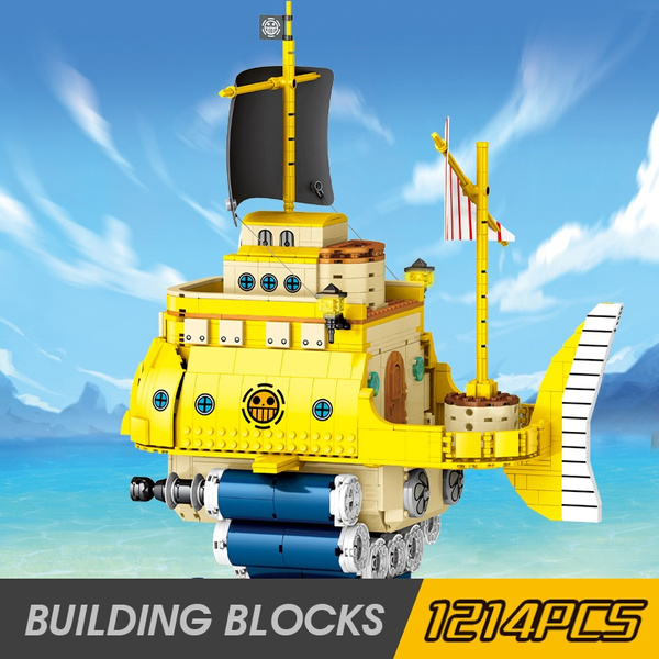 Submarine Dive Pirate Ship Building Blocks Kit Bricks Classic Model ...