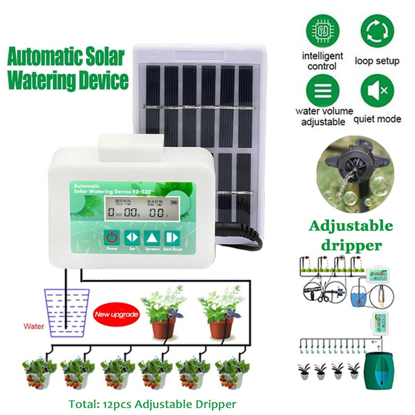 Automatic Solar Watering Device Intelligent Watering Timer Water Pump ...