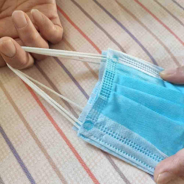 30/50m Mask Rubber Rope Band with Nose Wire Bent Diy Waist Band ...