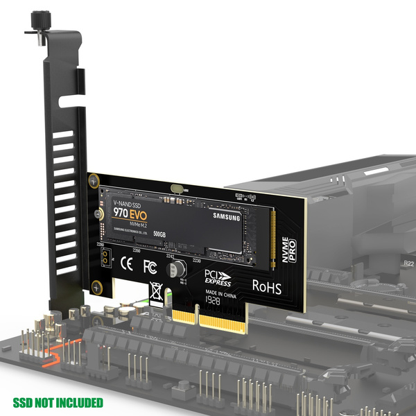 AMPCOM M.2 NVME to PCI Express 3.0 x4 Adapter Card, 32Gbps SSD Adapter ... AMPCOM M.2 NVME to PCI Express 3.0 x4 Adapter Card, 32Gbps SSD Adapter ...
