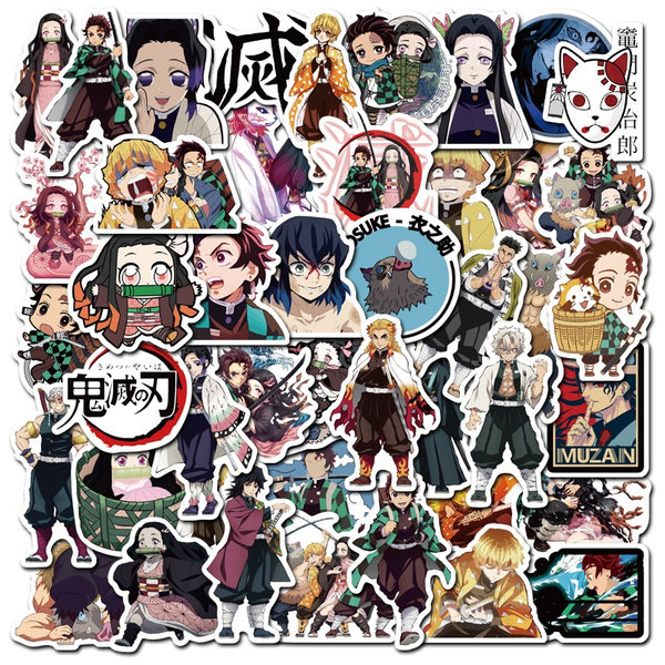 50PCS cartoon Kimetsu no Yaiba stickers Gifts Toys for Children Anime ... 50PCS cartoon Kimetsu no Yaiba stickers Gifts Toys for Children Anime ...