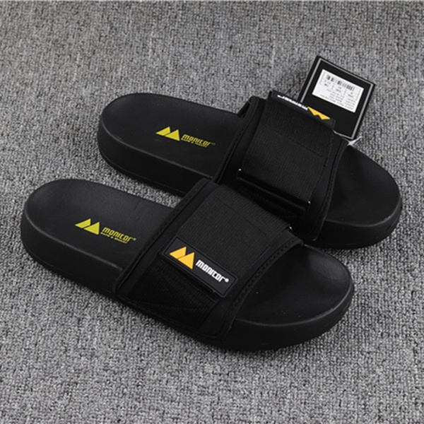 DO THE BEST Brand Men's Sport Slippers Magic Buckle Telescopic Belt ...