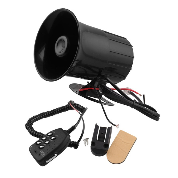 6 Sound 100W Tone Loud Horn Motorcycle Auto Vehicle Truck Speaker ...
