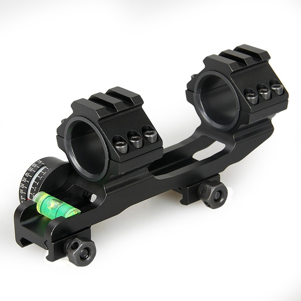 25.4mm Double Scope Rings Bubble Level Cantilever Mounts For Rifles ...
