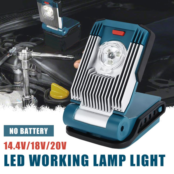 Li-ion Battery LED Work Light Jobsite Lamp for Bosch 14.4V-20V Lithium ...