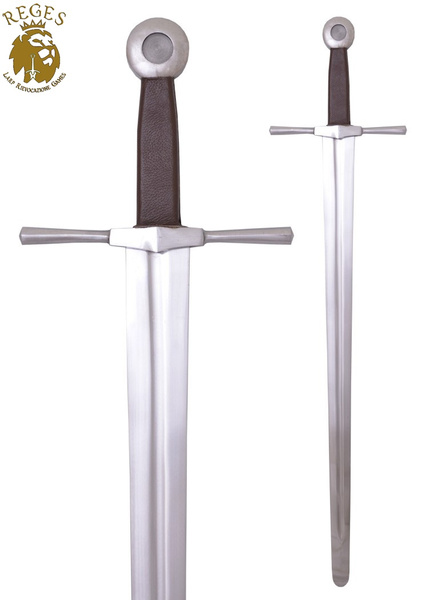 Original One Handed Sword Round Flat Pommel Training Practical Blunt ...