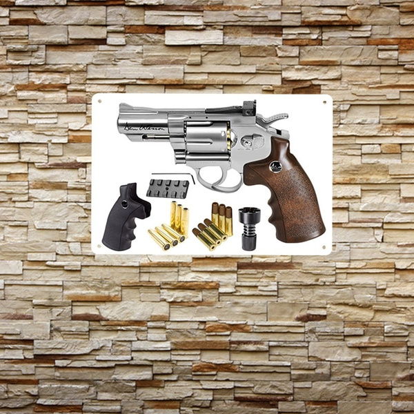 Crosman SNR357 Revolver Dual Ammo CO2 Air Gun Retro Bar Decoration ...