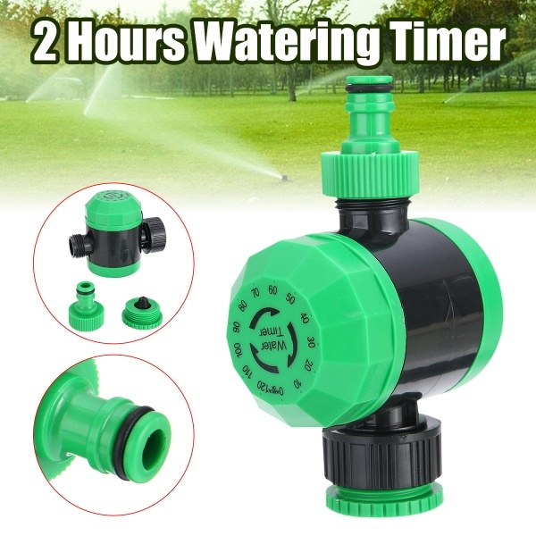2Hours Mechanical Watering Timer Gardening Clock Auto Irrigation Time ...