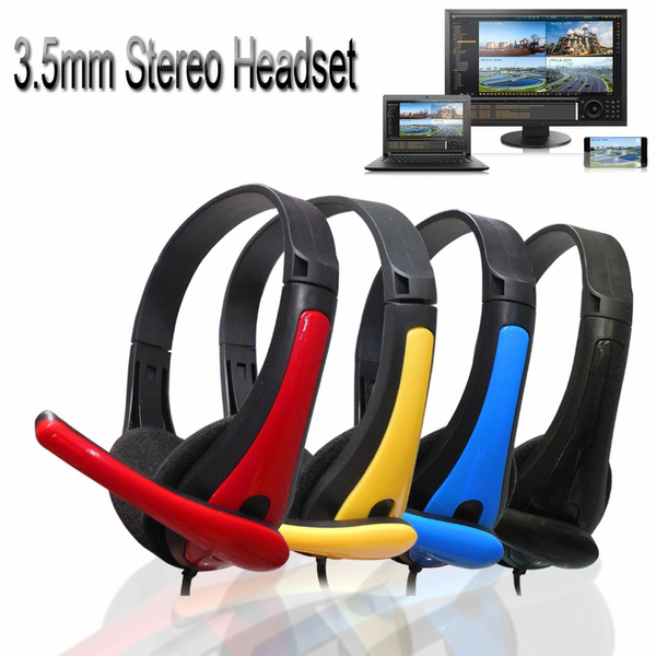 High Quality Noise Cancelling Gaming Stereo Head Headphone 3.5mm ...