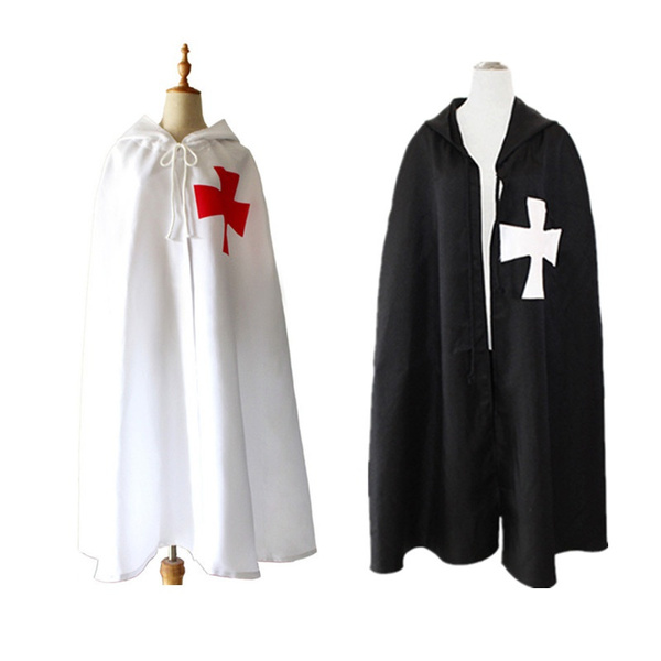 Templar Knight Medieval Cloak Robe Cosplay Costume - S-XXL | Wish