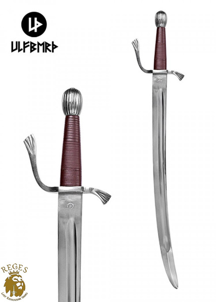 Original Falchion One handed sword leather scabbard Practical Blunt ...