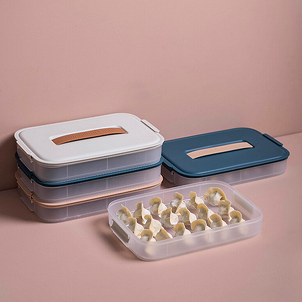 Portable Dumpling Box Home Frozen Dumplings Box Refrigerator Egg ...