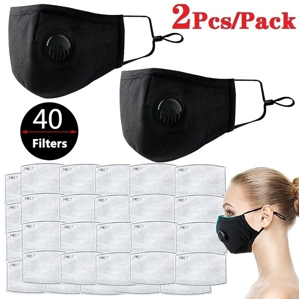 New Breath Valve KN95 Mouth Mask Anti-Dust Anti Pollution Mask Cloth ...