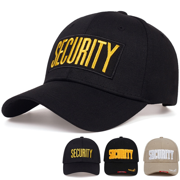 cotton summer casual baseball cap security embroidery lettering wild ...