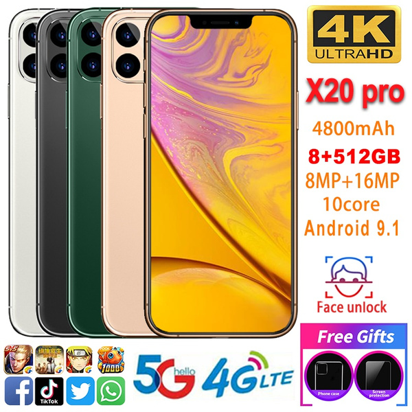 IP11 Pro max Phone 512G large memory 10 core 4800mAh large battery ...