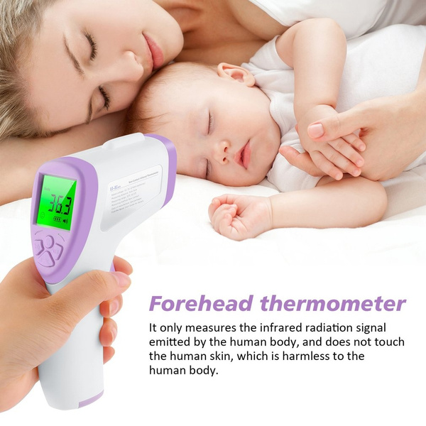 Handheld Forehead Thermometer Non-Contact Infrared Thermometer High ...