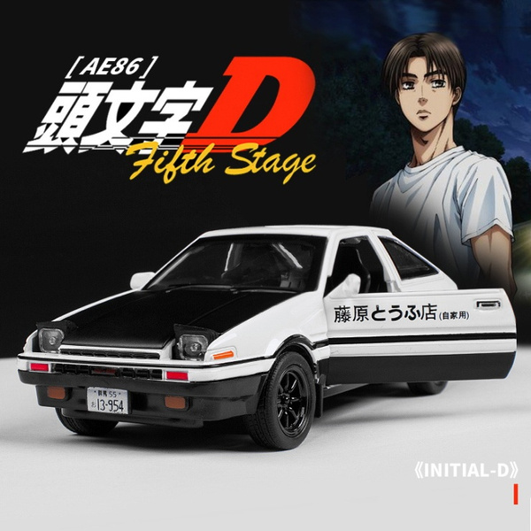 1:28 New Toyota Initial D AE86 Alloy Metal Diecast Car Model Inital Toy ...